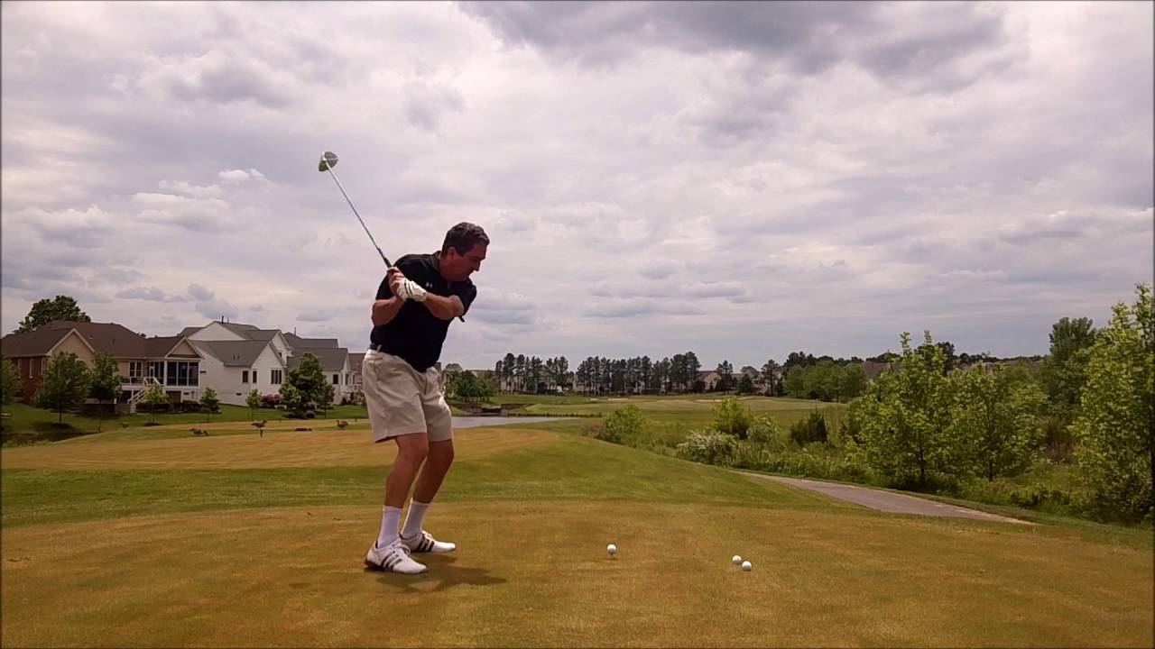 Rock Pebble Beach Golf Swing Float Loading and Left Lats relaxed 2016 ...