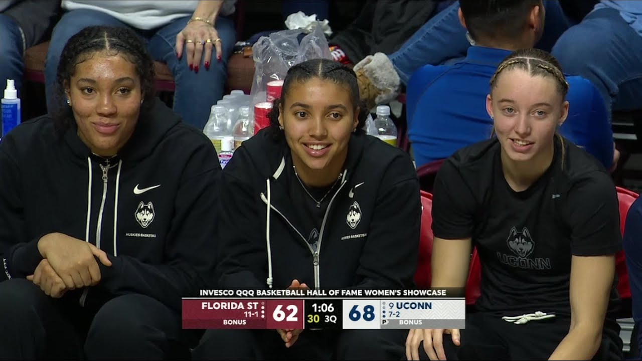 When You Realize You're On TV 😂 | Paige Bueckers, Azzi Fudd, Ice Brady ...