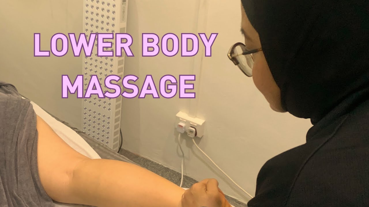 Lower body massage ASMR . Relaxing ASMR. Body massage ASMR Compilation ...