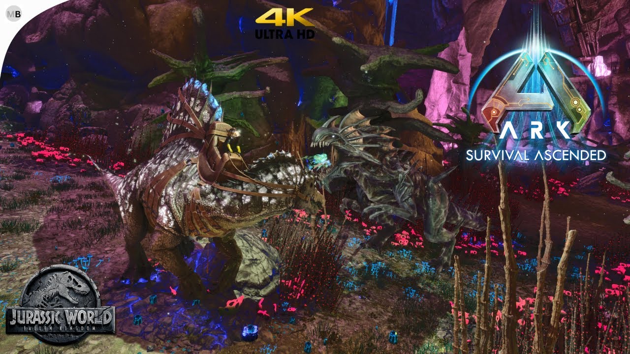 Aberrant Spinosaurus Solo Hunting Reaper Queens Ark Survival Ascended ...