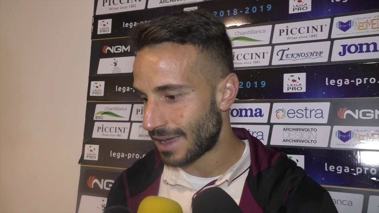 Siena-Arezzo 0-0, intervista ad Alessio Luciani - YouTube