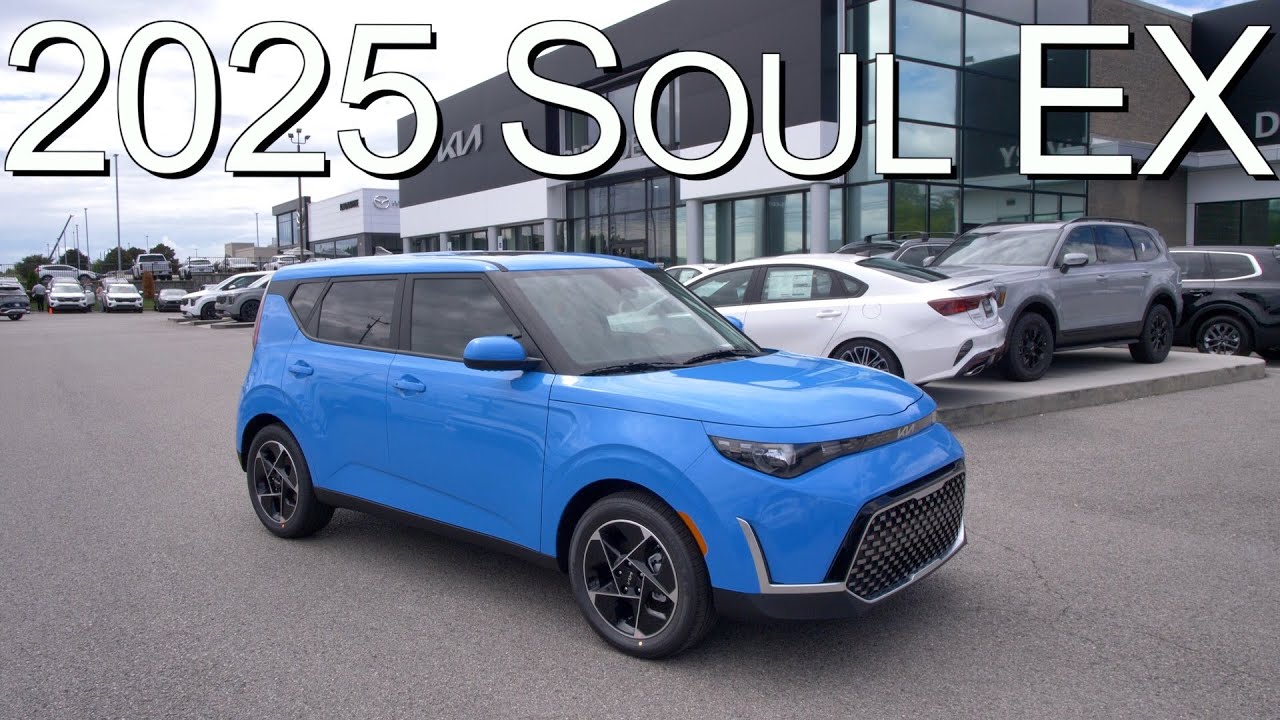 New Surf Blue 2025 Kia Soul EX at Parkside Kia - YouTube