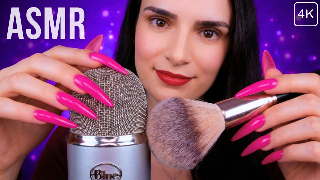 ASMR WARNING ⚠️ Your Brain Will MELT 🫠🧠 DEEP Mic Scratching & Brushing ...