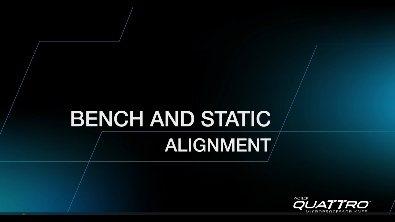 PROTEOR QUATTRO: Bench and Static Alignment - YouTube