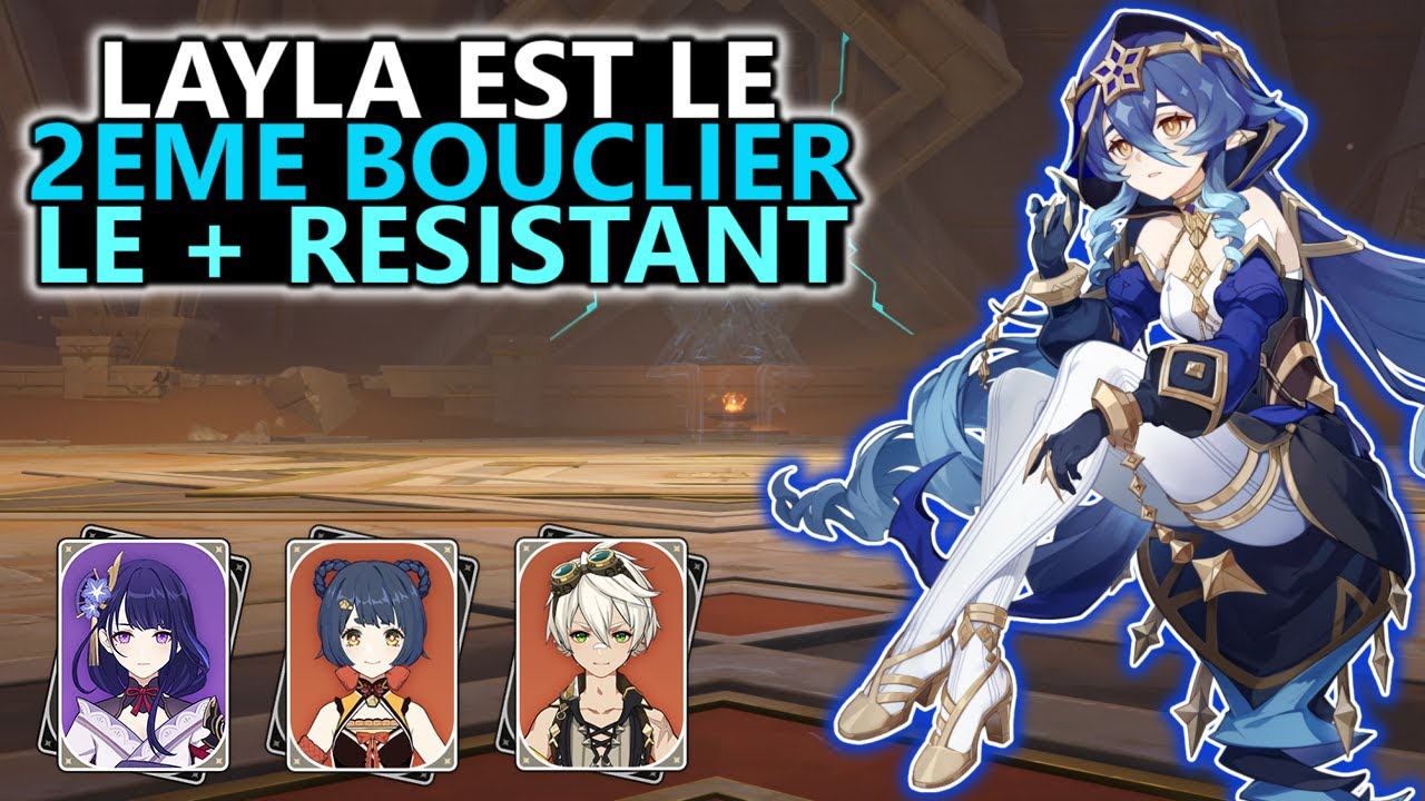 Layla Tank Bouclier vs Boss & Profondeurs Spiralées 12 | (Genshin ...