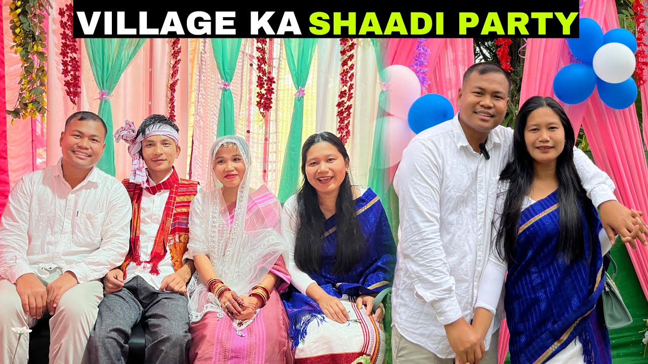Village ka Shaadi party hua | Wife ke sath Marriage party kiya | - YouTube
