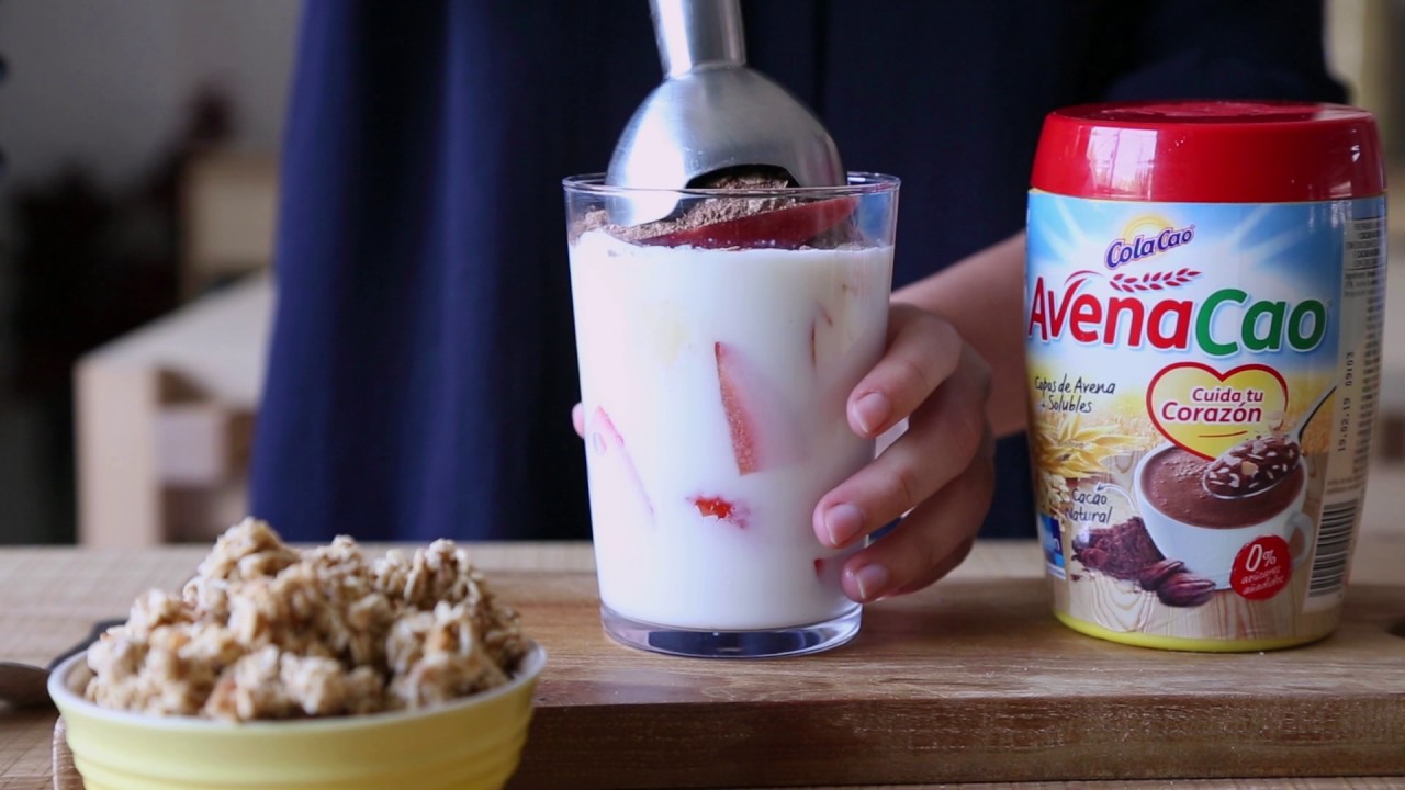 Recetas Avenacao: batido de frutas - YouTube