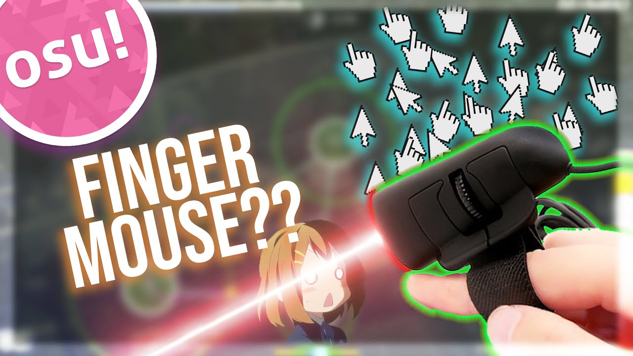 osu! with a Finger Mouse - YouTube