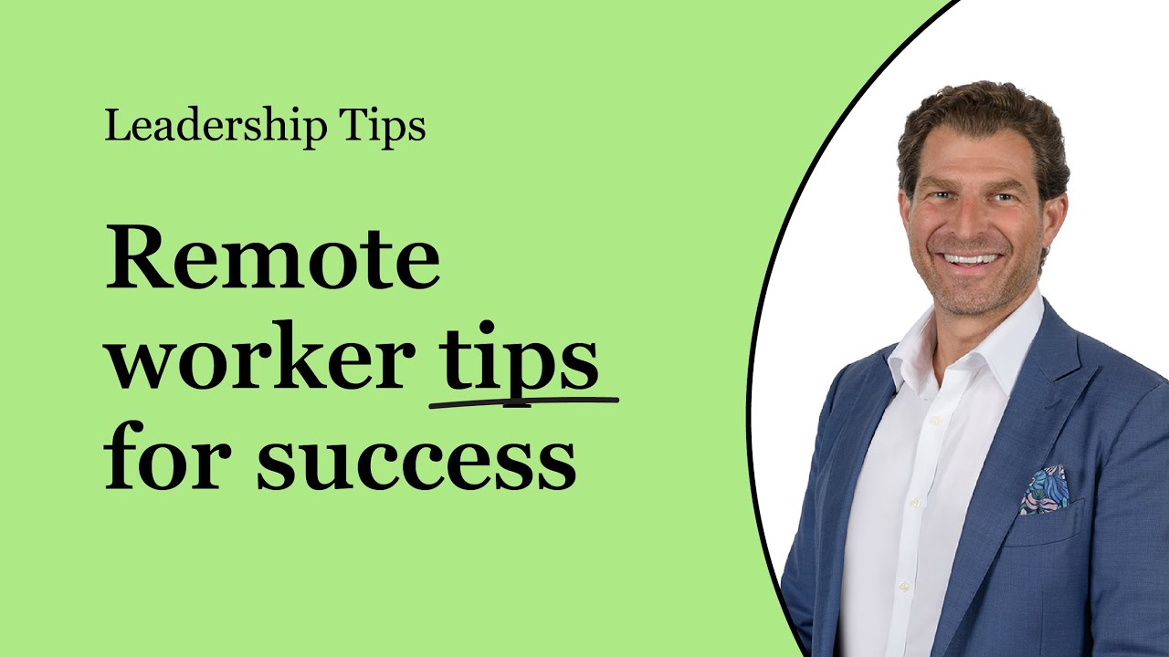 Tips for Working Remotely Successfully - YouTube