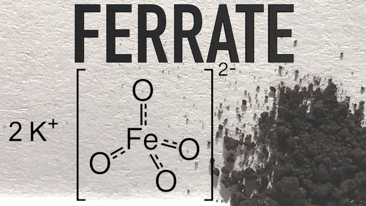 An Interesting Oxidizing Agent: Potassium Ferrate - YouTube
