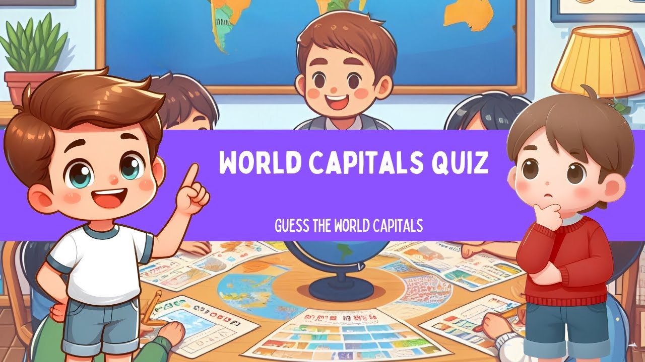 World Capitals Quiz | Easy Quiz for everyone - YouTube