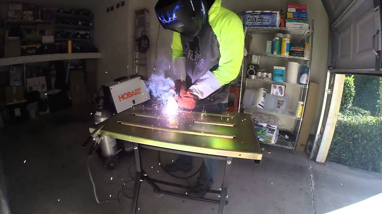 Learning to weld! part 2 - YouTube