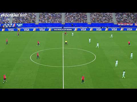 Norway vs France. eFootball Video Game Simulation - Full Match PES 2021