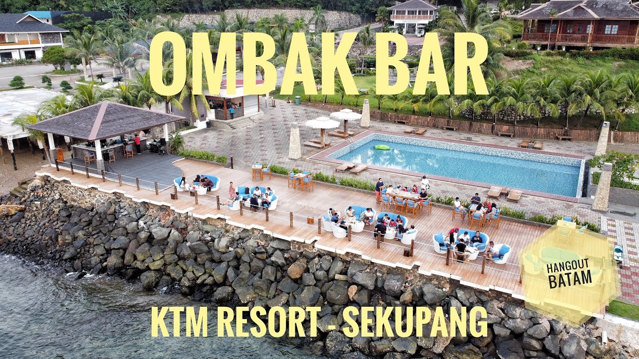 Ombak Bar KTM Resort Sekupang : Cafe Nuansa Sunset Singapore - YouTube