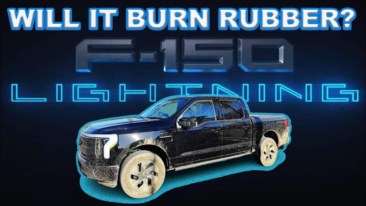 Can you Burnout in a Ford Lightning (EV Electric Truck) - YouTube