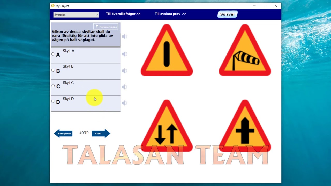 Körkort Teoriprove Frågor Program Kapitel 11 Av 11 Cashirkii 11aad Ee