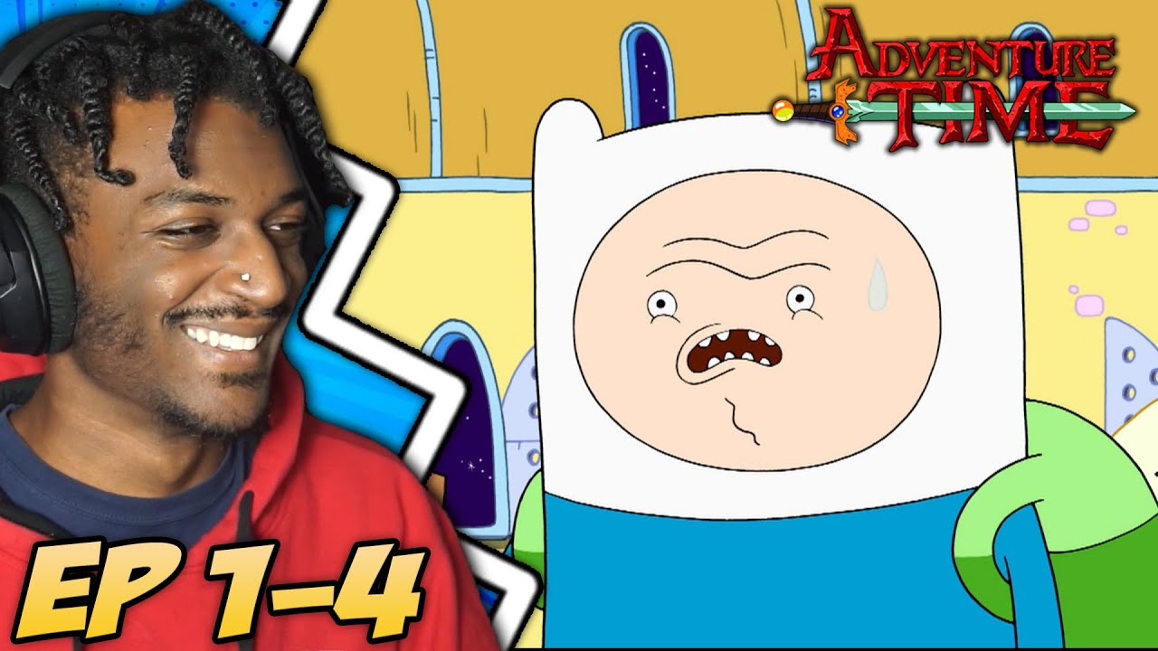 THIS IS HILARIOUS! 😂| Adventure Time Episode 1-4 REACTION | - YouTube