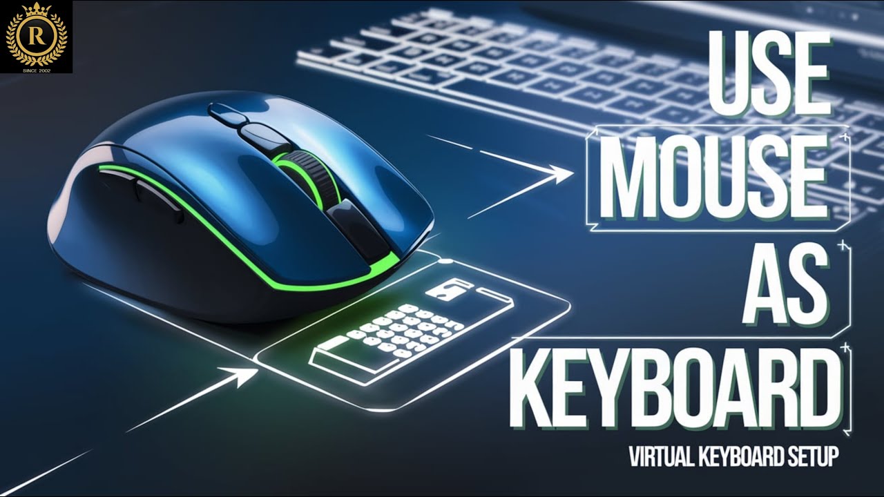 How To Use Mouse As A Keyboard || PC Me Virtual Keyboard Kaise Lagaye ...
