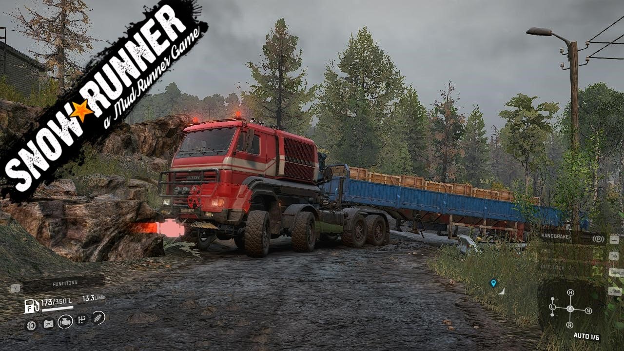 SnowRunner Task Lost Instruments Taymyr Zimnegorsk - YouTube