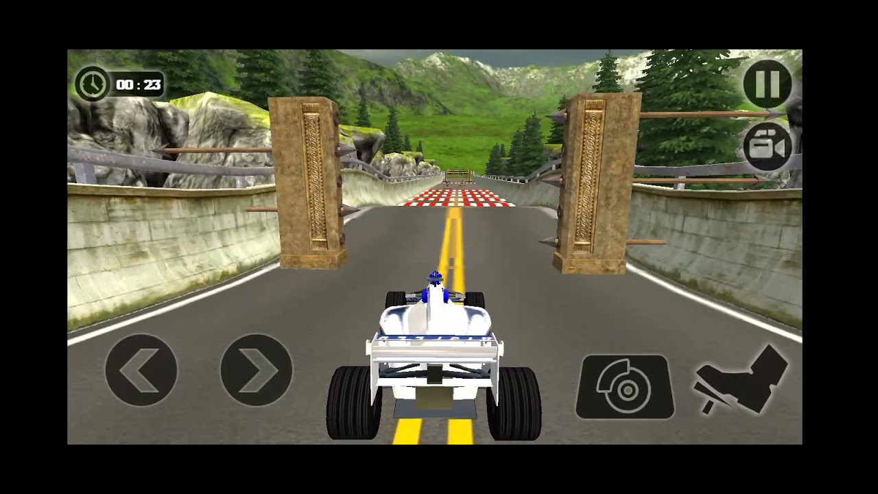 speed bump car crash simulator beam damage drive - YouTube