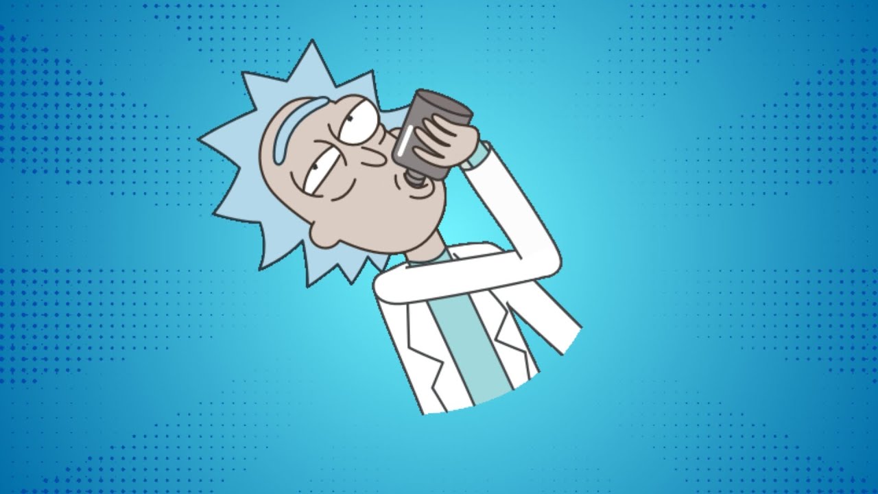 Rick and Morty drinking Rick - YouTube