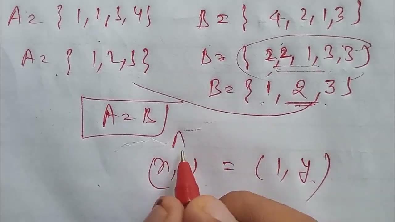 set theory (Empty set,Finite set,Infinite set, Subset) - YouTube