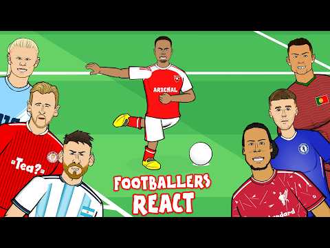 Gabriel penalty - FOOTBALLERS REACT😂