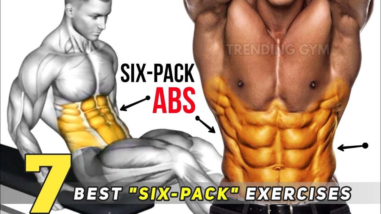 Six-Pack Abs Workout - 7 Effective Abs Exercises Routine - YouTube