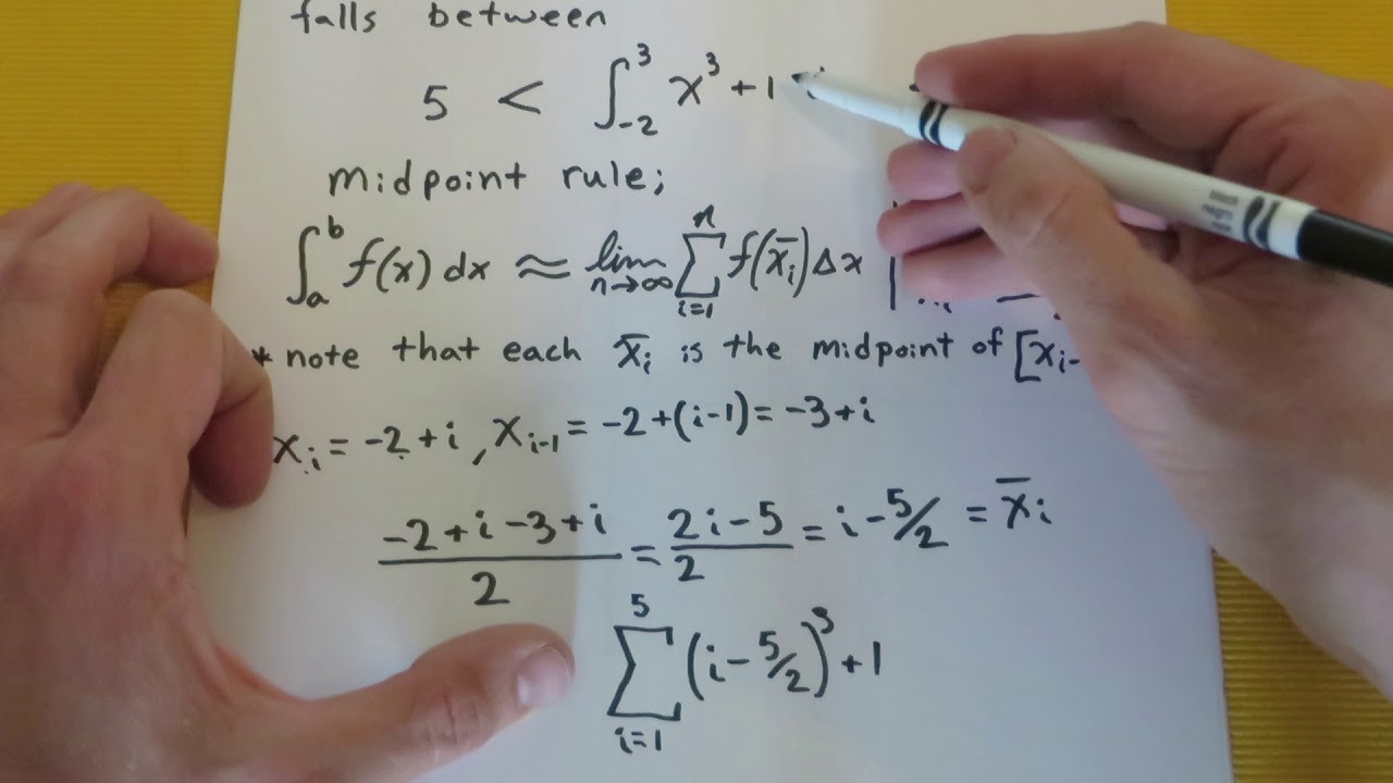 Calculus 2 Midpoint Rule - YouTube