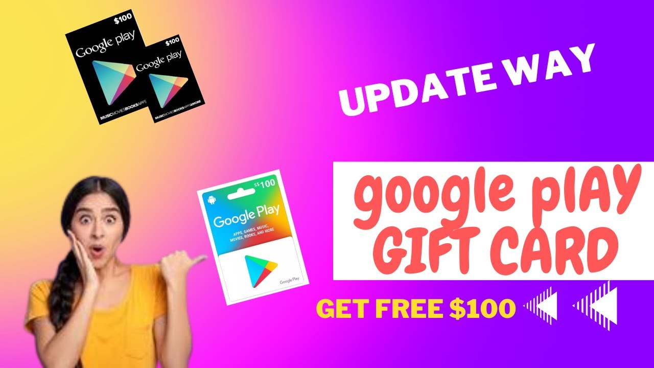 Free New google play Gift Card Codes - Get $100 - YouTube