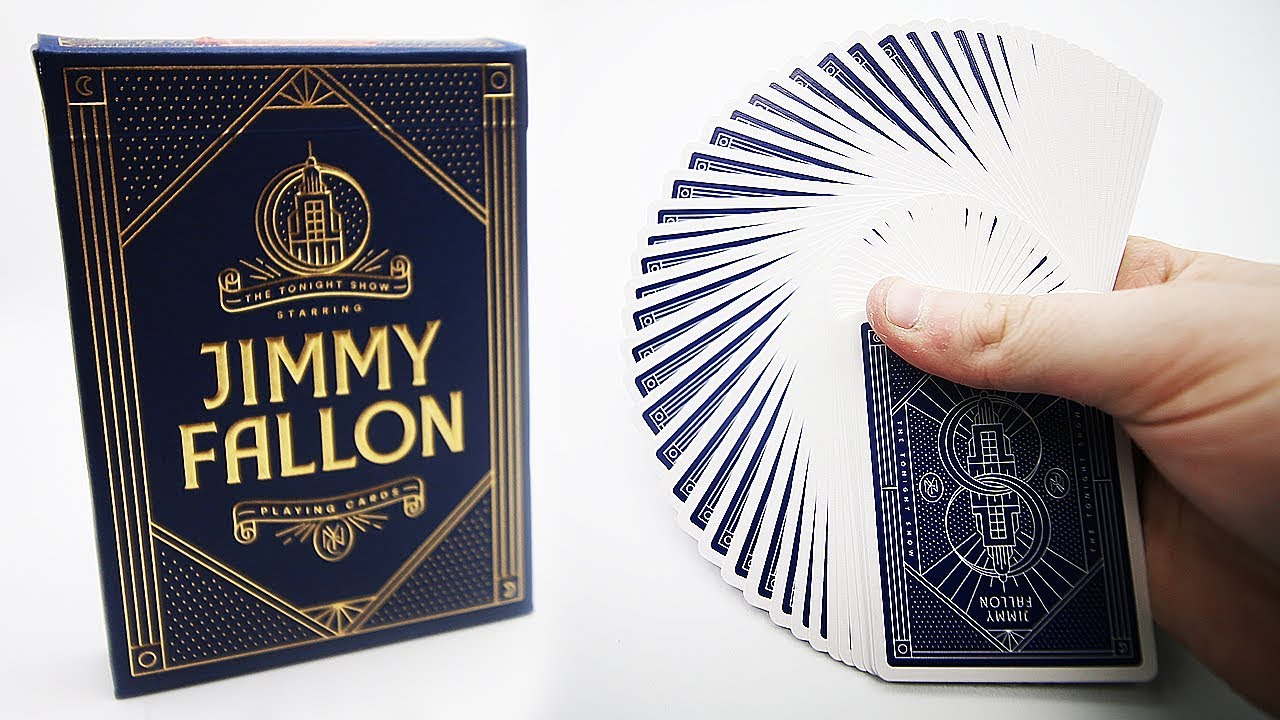 Deck Review - Jimmy Fallon Theory11 Playing Cards [HD] - YouTube