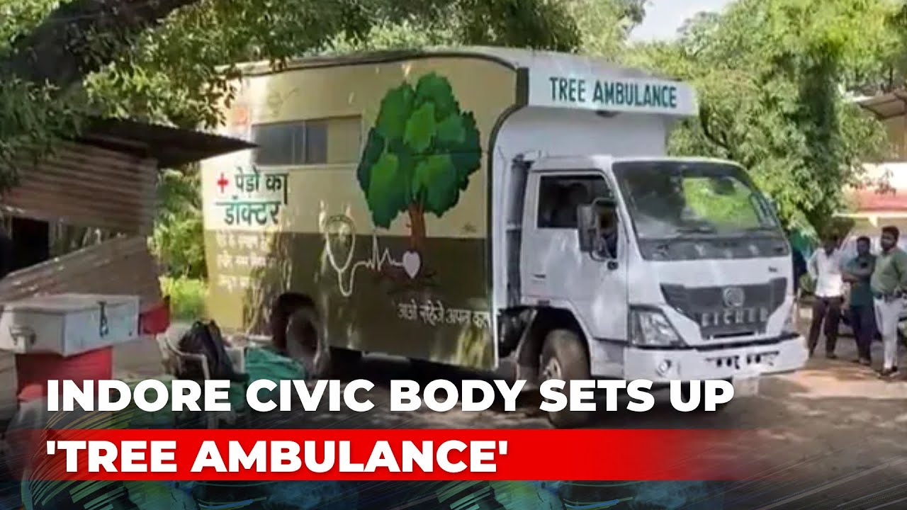 Green Revolution: Indore Civic Body Sets Up 'Tree Ambulance' - YouTube