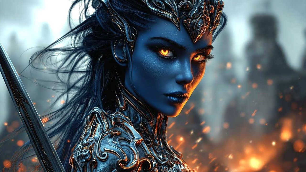 The alien queen’s own guards fled—But the human soldier shielded her ...