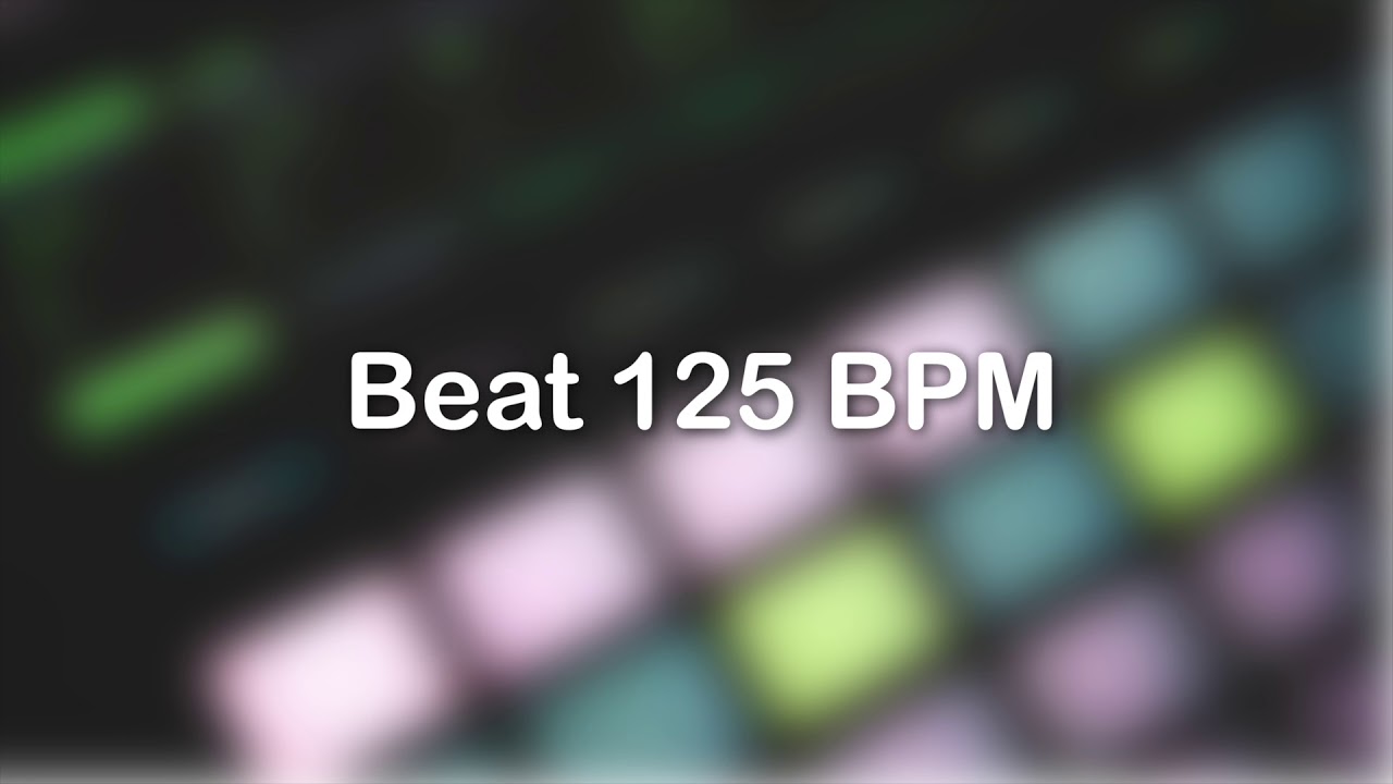 Beat 125 BPM (1) - Sound Effect - YouTube