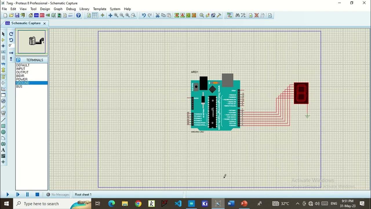 Part 5/6: Uploading & Running Arduino Code: Code Compilation & Proteus Simulation - YouTube