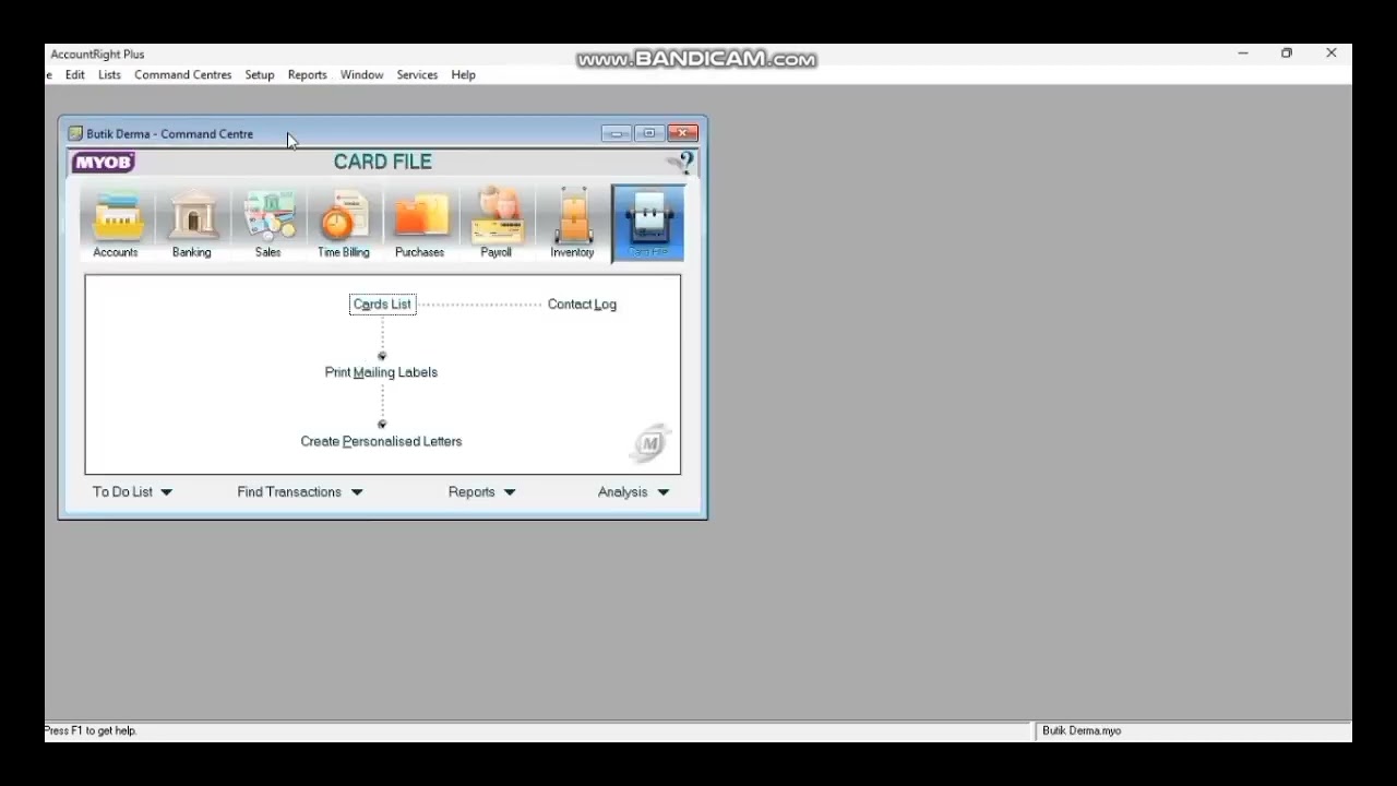 Tutorial MYOB Accounting V19 Perusahaan Dagang - YouTube