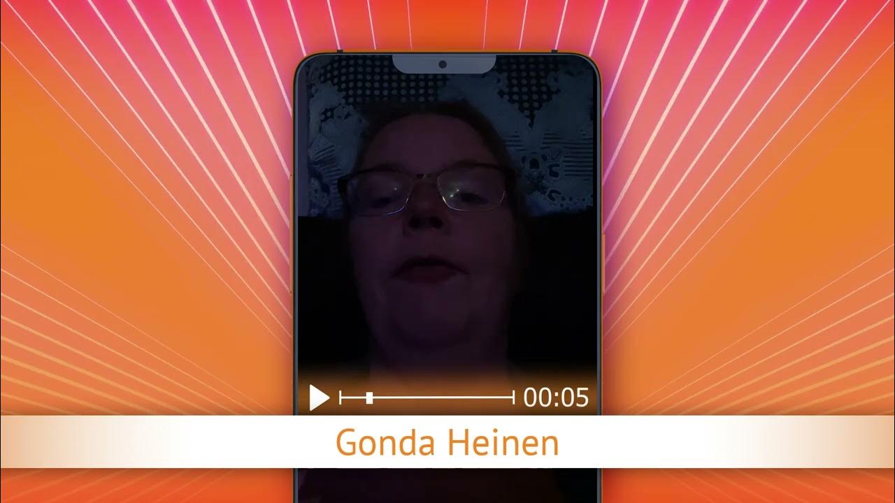 TV Oranje app videoboodschap - Gonda Heinen - YouTube