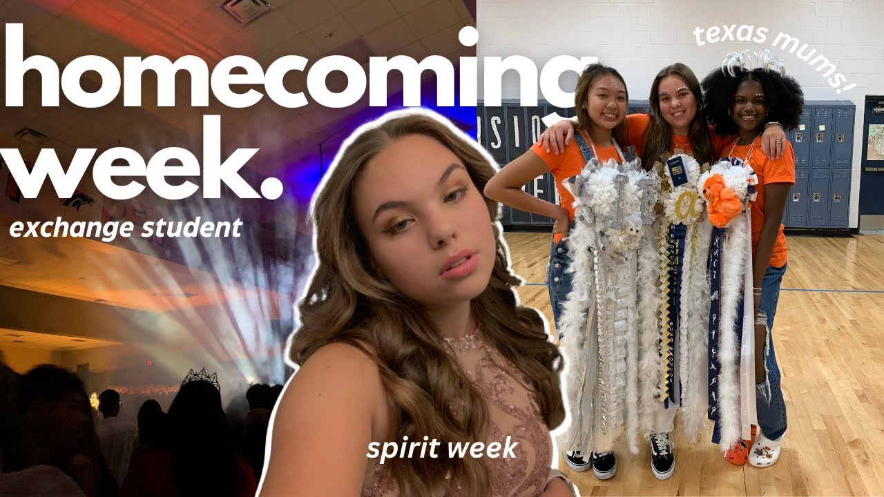 homecoming week as an EF exchange student | spirit days, grwm & vlog ...