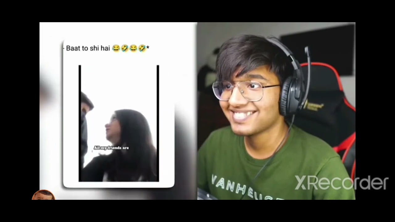 Andreo Bee Funny smile while watch that clip - YouTube