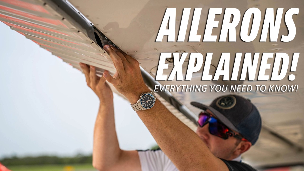 What Are Ailerons? | Aircraft Control Surfaces with Josh Rawlins - YouTube