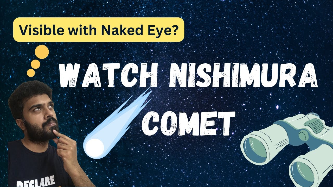You can see this Comet! | Watch Nishimura Comet #astronomy #space - YouTube
