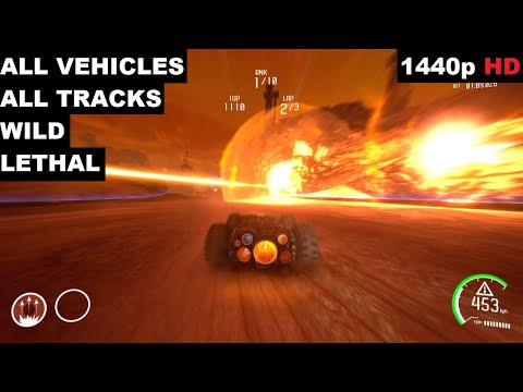 GRIP: Combat Racing All Tracks / Circuits + All Vehicles PC Gameplay