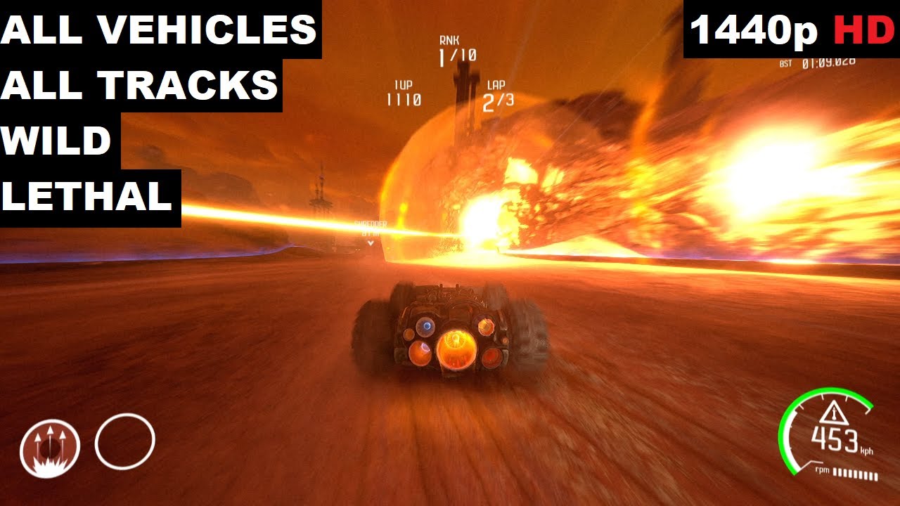GRIP: Combat Racing All Tracks / Circuits + All Vehicles PC Gameplay ...