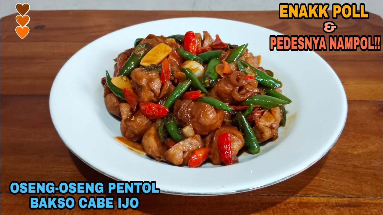 YUK MASAK MASAKAN SEDERHANA YANG BIKIN BOROS NASI!! OSENG-OSENG PENTOL ...
