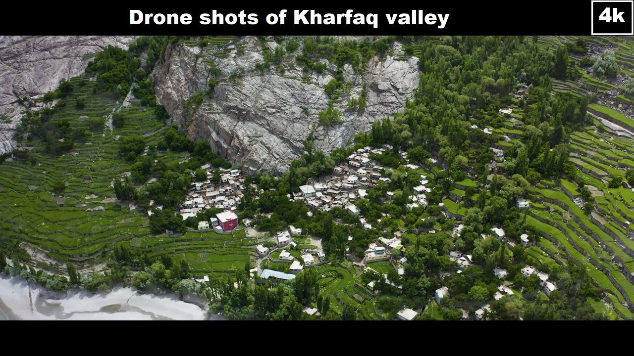 Drone shots of kharfaq valley (gilgitbaltistan) | 4k video | khapulu ...