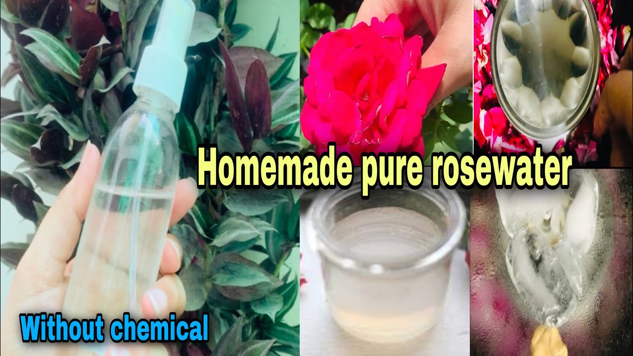 Homemade rosewater how to make rosewater at home - YouTube