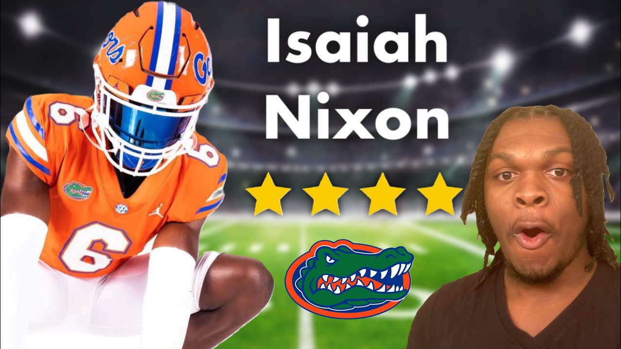 Isaiah Nixon Highlights Reaction! Florida Football Commit! - YouTube