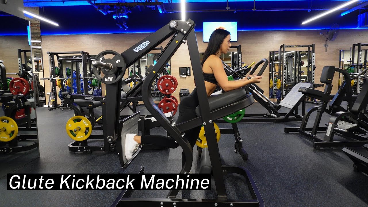 Glute Kickback Machine - YouTube