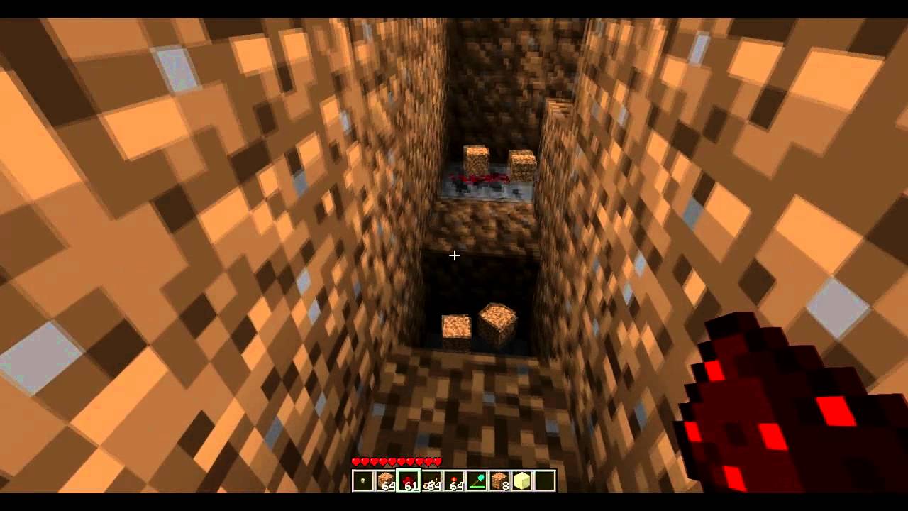 Minecraft - Where to hide your lever or button - YouTube
