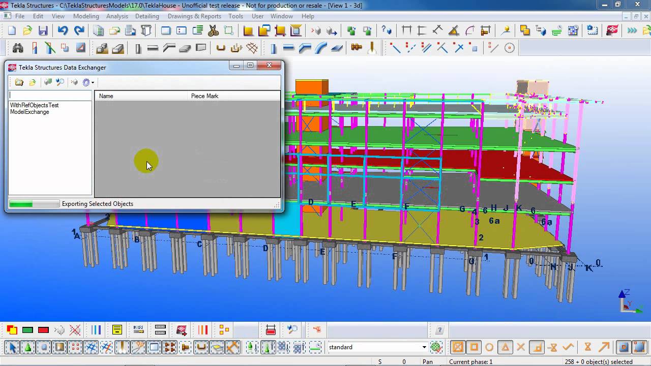 Data Exchange with Tekla Structures using XML files - YouTube